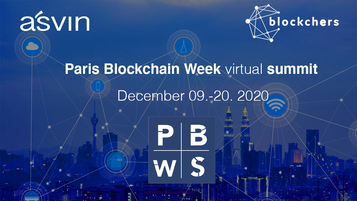 Meet asvin at the Blockchain week Summit Conference